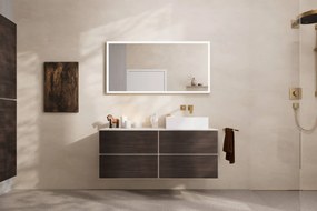 Hansgrohe AddStoris, držák na ručník dvouramenný, kartáčovaný bronz, HAN-41770140