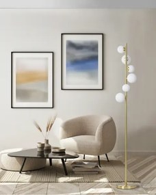 Designová lampa Sybilla 6 zlaté
