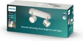 Philips Star 2x4,5W hliník / LED bodové svítidlo / 1000lm / 2700K / st