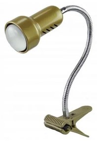 Temar | Lampa s klipem LOLEK 1xE14/24W/230V zlatá | TM0084