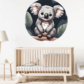 PIPPER. Kruhová samolepka na zeď "Koala" Velikost: 60cm