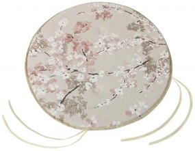Bellatex Sedák IVO kulatý hladký, sakura - průměr 40 cm