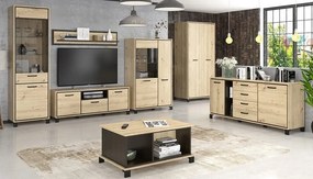 Casarredo - Komfort nábytek Televizní stolek BUCKET 2D1S, dub artisan/wenge
