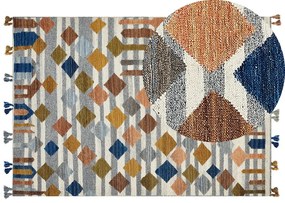 Kelimový koberec 160 x 230 cm vícebarevný KASAKH Beliani