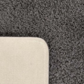 Jednobarevný koberec shaggy šedé barvy Šířka: 120 cm | Délka: 170 cm