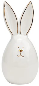 Keramický zajíček AURIC BUNNY 14 cm bílý