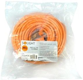 Prodlužovací kabel spojka 1Z - 30m, oranžová