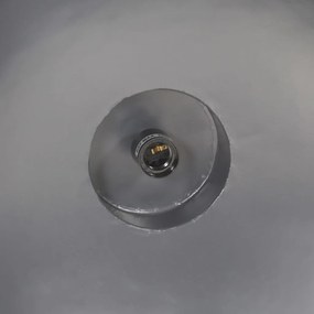 Industriální závěsné svítidlo 32 cm šedé E27,  320840