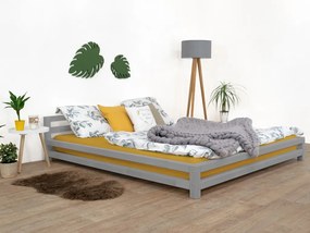 Kvalitní postel MODERN 180x200 SMRK / BOROVICE - Přírodní