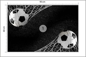 Fototapeta 3D Fotbal Vliesová tapeta 416x254