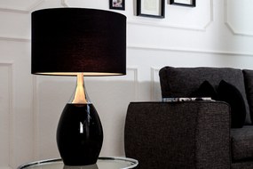 Designová stolní lampa černá – Lenux II