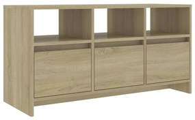 TV skříňka Laslau - 102x37,5x52,5 cm | dub sonoma