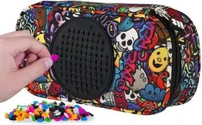 PIXIE CREW studentský penál Grafitti malý panel / od 6 let