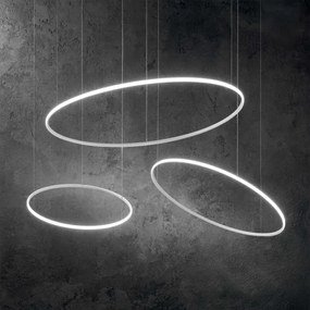 Ideal Lux - LED Lustr na lanku HULAHOOP LED/46W/230V 3000K pr. 100 cm bílá