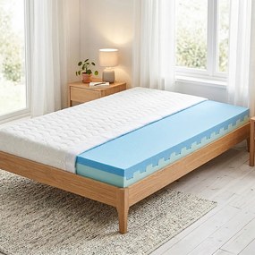 Matrace DOBI 140x200cm | výška 15 cm | sedvičová | tvrdost 2 i 3 | nosnost 100 kg | VÝBĚR PRATELNÉHO  POTAHU