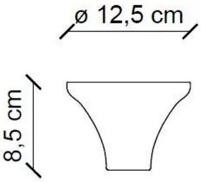 Rustikální keramické světlo Ferroluce TRIESTE C132 Dekor: 08-modré hrozny