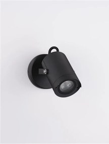 NV 9026126 Venkovní reflektor KIMIKO černý hliník a čiré sklo GU10 1x10W 220-240V bez žárovky IP54 - NOVA LUCE