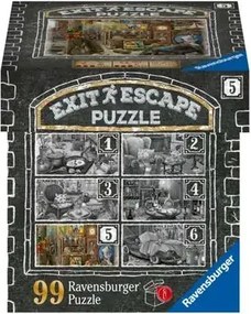 Ravensburger Exit Puzzle: Podkroví / 99 dílků / 26 x 18 cm / od 14 let