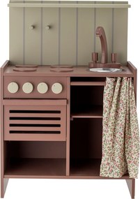 BLOOMINGVILLE Mini kuchyňka Pippi, hnědá, MDF