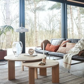 Kulatý konferenční stolek z dubového dřeva v přírodní barvě ø 65 cm Oy – OYOY Living Design