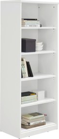 XXXLutz REGÁL, bílá, 55/148/36 cm Xora - Knihovny - 000017003025