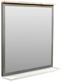 furniture-nabytek.cz - Masivní koupelnové zrcadlo Pineford, lakované, vícebarevné – 71×13×67 cm