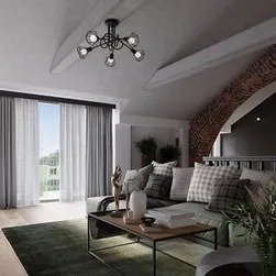 Nástěnné svítidlo SOLLUX ARTEMIS 1S černé E14 1x40W bez žárovky SL.1108