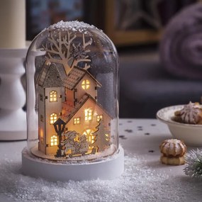 Svítící domeček - sněžítko