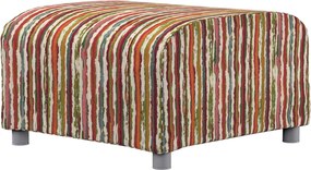 Potah na pohovku IKEA  Karlanda 3-místná nerozkládací, dlouhý barva vícebarevná látka pletený vzor, vzorované