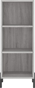 vidaXL Skříň highboard 34,5 x 34 x 180 cm kompozitní dřevo [3199375] Barva: kouřový dub