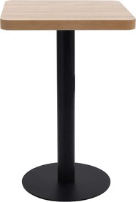 Bistro stolek světle hnědý 50 x 50 cm MDF 286427