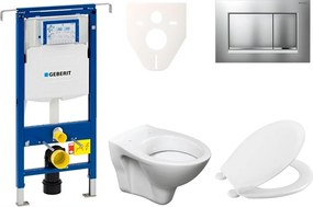 Cenově zvýhodněný závěsný WC set Geberit do lehkých stěn / předstěnová montáž + WC Ceramia S-Line Pro 111.355.00.5NR7