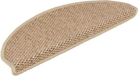 Samolepicí rohože na schody Sisal-Look 30 ks 65x21x4 cm Písek 3365879