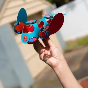 Clixo Itsy Flamingo  Turquoise Magnetická stavebnice / 18ks / od 4 let
