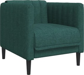 3dílná sedací souprava tmavě zelená textil 3209233