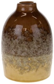Keramická váza Olix 16,5 cm hnědá