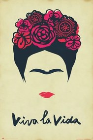 Plakát, Obraz - Frida Kahlo - Viva La Vida