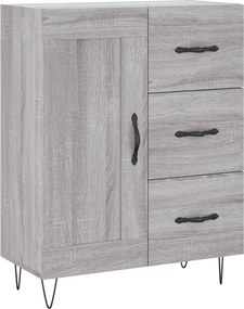 Skříň highboard šedá sonoma 69,5 x 34 x 180 cm kompozitní dřevo 3200039