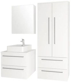 Mereo Mereo, Bino, koupelnová skříňka vysoká 163 cm, dvojitá, Multidecor, CN699BIAA