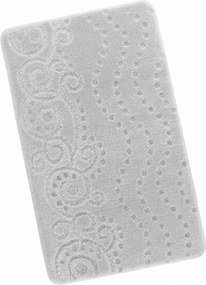 Koupelnová předložka před vanu 60x100cm ornament světle šedý