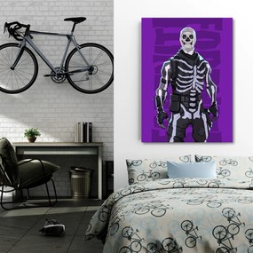 Gario Obraz na plátně Skull Trooper fortnite - Nikita Abakumov Rozměry: 40 x 60 cm