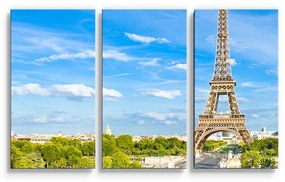 Sablio Obraz - 3-dílný Eiffel Tower 5 - 120x80 cm