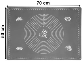 Silikonová podložka SELMA grafitová