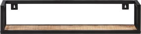 vidaXL Nástěnné police 2 ks 80 cm hrubé mangovníkové dřevo [320670]