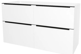 Mereo Mereo, Mailo, koupelnová skříňka 121 cm, černé madlo, Multidecor, CN593SBBIAA