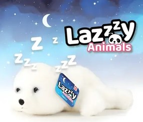 RAPPA Plyšový medvěd bílý 29 cm Lazy Animals / od 0 měsíců