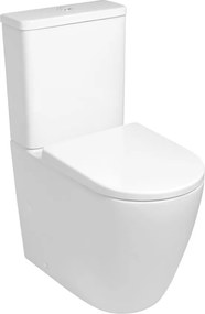 Sapho Turku WC kombi 36 x 85 x 64 cm spodní/zadní odpad Vortex Rimless keramika bílá PC104V