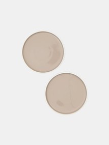 Sinsay - Jednobarevné keramické talíře 2 pack - béžová