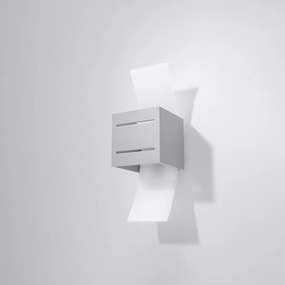 Sollux Lighting Nástěnné svítidlo LORETO šedé