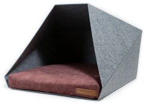 Rexproduct Skládací pelíšek PETPOCKET s měkkou matrací SVĚTLE ŠEDÝ Zvolte barvu: Tmavě šedá